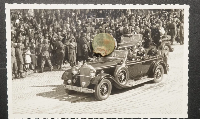 FOTO WK2 GRAZ Österreich 1938 Wagen Auto Pkw Kfz Politik Kennzeichen ...