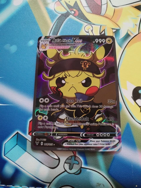 COS-PLAY POKÉMON CARD Asta Pikachu Collectable Pokémon Card £0.99 ...