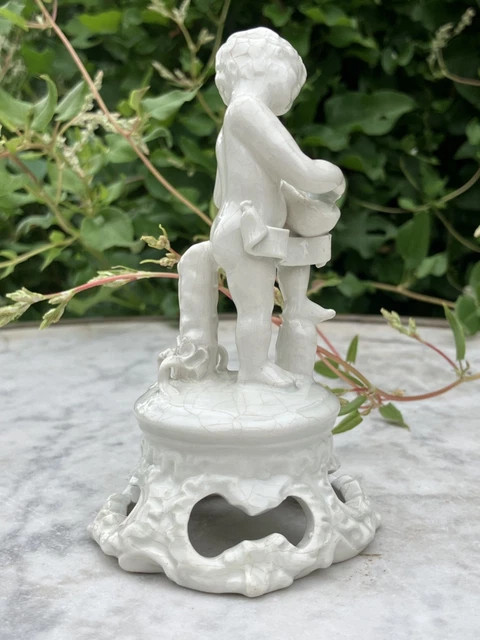 CHÉRUBIN EN FAÏENCE blanche - Manufacture, époque ? EUR 25,00 - PicClick FR
