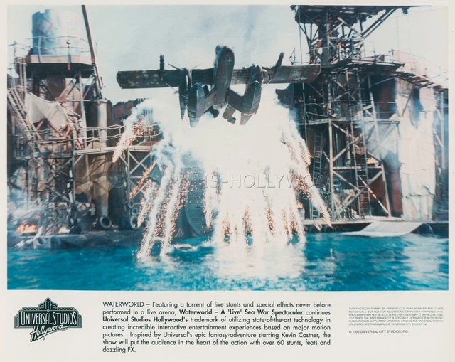 WATERWORLD UNIVERSAL STUDIOS Hollywood 1995 Photo Original #22 EUR 24 ...