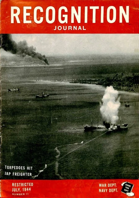 RECOGNITION JOURNAL July 1944 (WWII USAF Japan Aviation Navy Army) EUR ...