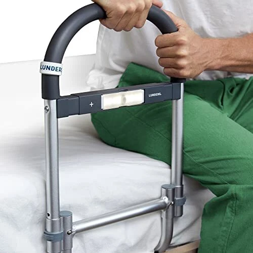 BED RAILS FOR Elderly Adults Safety - with Motion Light & Non-Slip ...