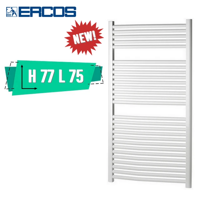 CALORIFERO SCALDASALVIETTE BIANCO Opera Ercos cm 77x75 interasse 70 EUR ...