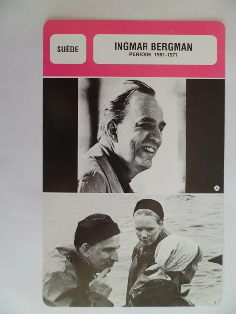 CARTE FICHE CINEMA Ingmar Bergman Periode 1961-1977 EUR 2,50 - PicClick FR