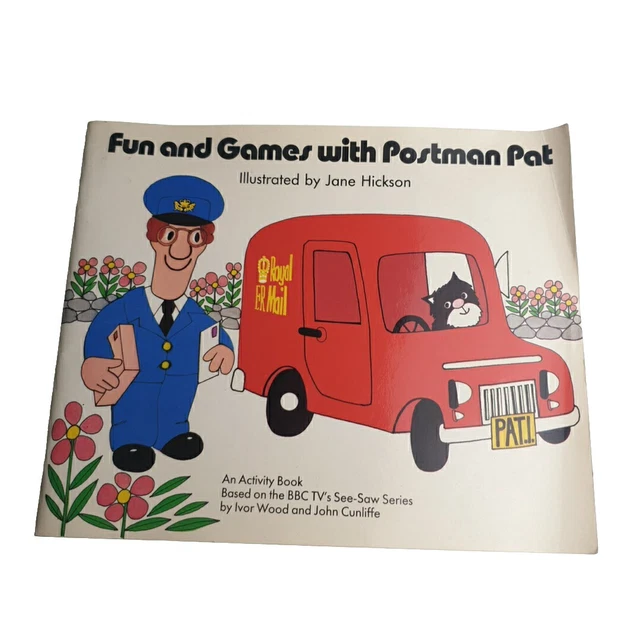 FUN AND GAMES with Postman Pat 1984 Paperback Book £8.10 - PicClick UK