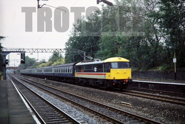 35MM SLIDE BR British Rail Electric Loco Class 86 86208 Heaton Chapel ...