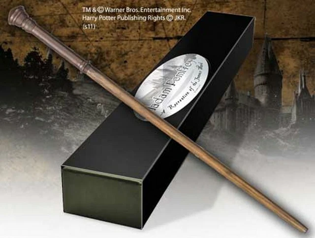 HARRY POTTER MAGIC Wand Madame Pomefrey Prop Replica Noble Collections ...