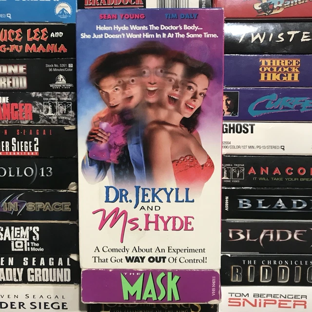 🎬 RARE 🍿DR. Jekyll & Ms. Hyde (VHS📼1995) Sean Young Tim Daly Lysette ...