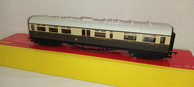 OO GAUGE UNUSED Hornby R4151b Collett Restaurant Car Coach GWR Brown ...