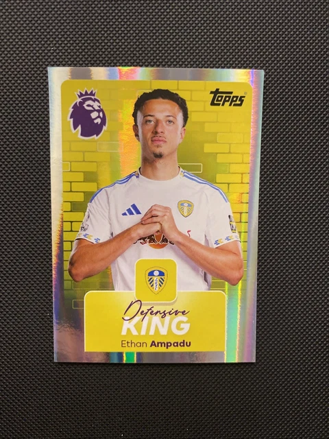 TOPPS PREMIER LEAGUE stickers 2026 - Ethan Ampadu Defensive King ...