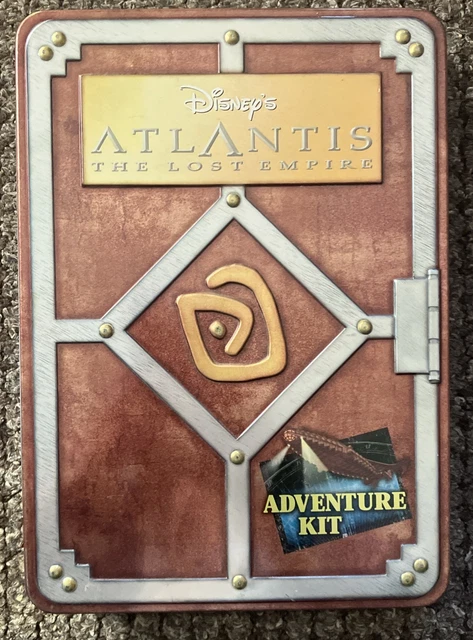 DISNEY ATLANTIS THE Lost Empire Adventure Kit Tin Case. Super Rare £21. ...