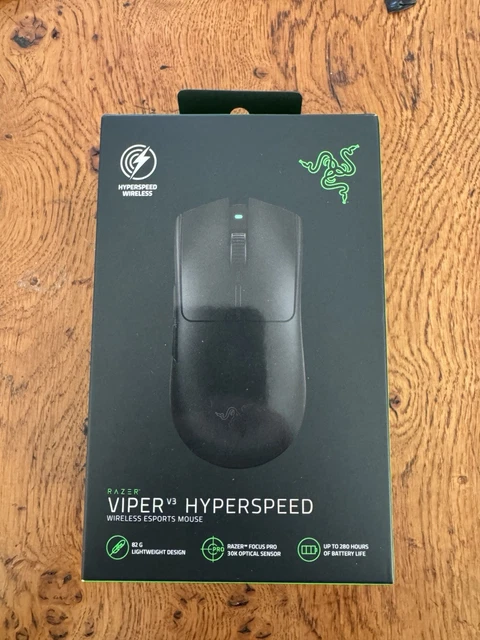 RAZER VIPER V3 Hyperspeed Wireless Mouse, Right-Handed, Focus Pro 30K ...
