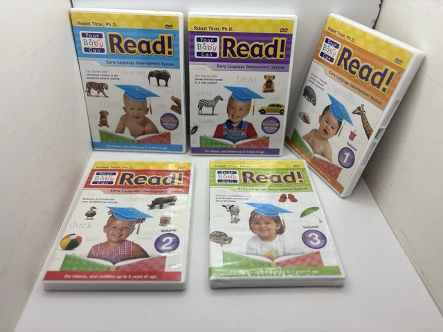 YOUR BABY CAN Read Deluxe Kit NEW ENGLISH Reading System DVD BOOK CARDS ...