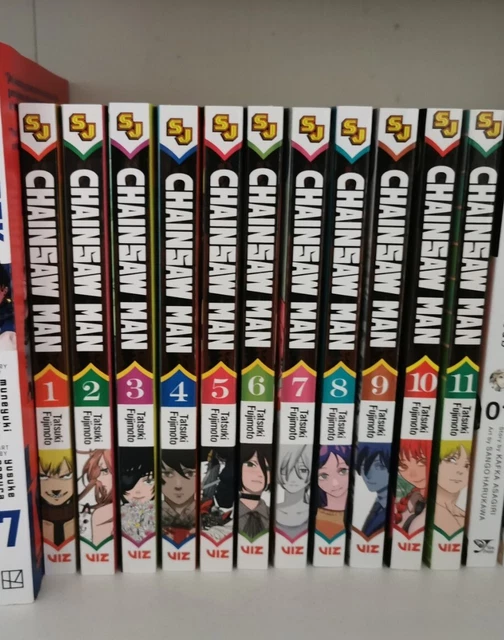 CHAINSAW MAN VOLUME 1-11 Complete Full Manga Set Tatsuki Fujimoto ...