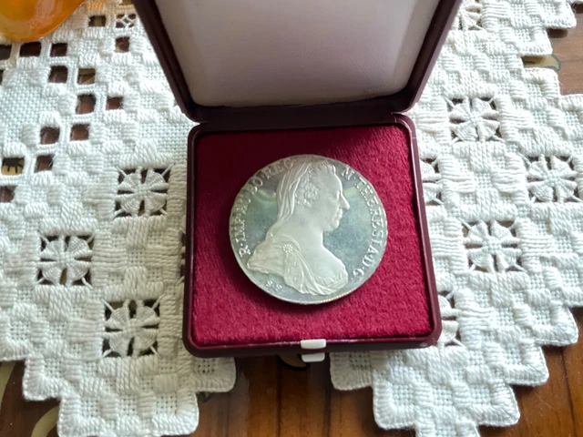 NACHPRÄGUNG MARIA THERESIA Taler In 835/1000 Silber - Mit Zertifikat ...