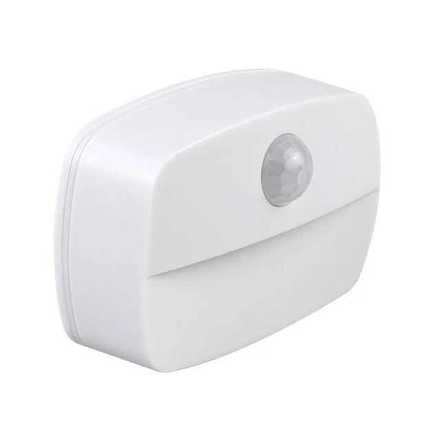 UK MOTION SENSOR Light Indoor LED Night Stick on Nightlight Battery ...