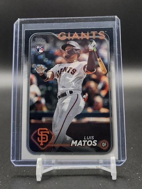 LUIS MATOS ROOKIE RC 2024 Topps Series 1 Base #28 San Francisco Giants ...