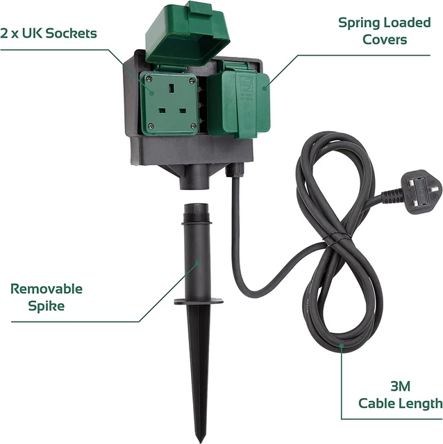 Outdoor Garden Socket Spike | Fasci Garden