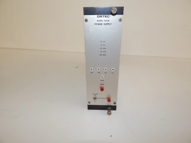 ^^ ORTEC MODEL 402M POWER SUPPLY NIM BIN Module (KVX8) $187.50 - PicClick