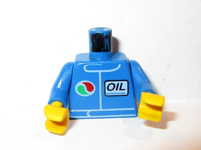 LEGO-TORSO DECORATO PER MINIFIGURE-LOGO OCTAN/MOTIVO OIL-973pb0106c01 ...