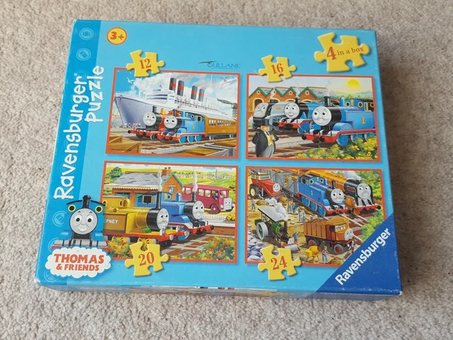 RAVENSBURGER THOMAS AND Friends 4 In Box Puzzles - Jigsaw 12 16 20 24pc ...