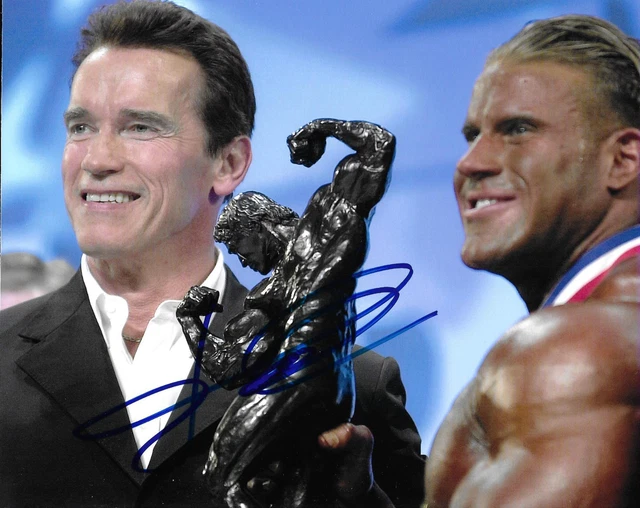 PHOTO SIGNÉE JAY Cutler 8X10 Mr Olympia Ifbb Pro Arnold Schwarzenegger ...