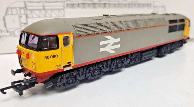 HORNBY R2476A RAILFREIGHT Co-Co Diesel Electric Class 56 Loco rn.56090 ...