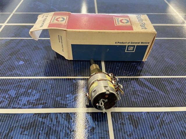 DELCO RADIO GM Control Potentiometer 1950’s 1960’s Car Radio 1 7291775 ...
