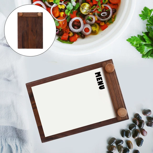 MENU PLYWOOD DISPLAY Card Coffee Bar Counter Board for Restaurant ...