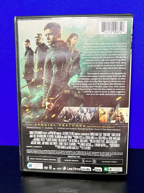 ROBIN HOOD - DVD Taron Egerton, Jamie Foxx $3.19 - PicClick CA
