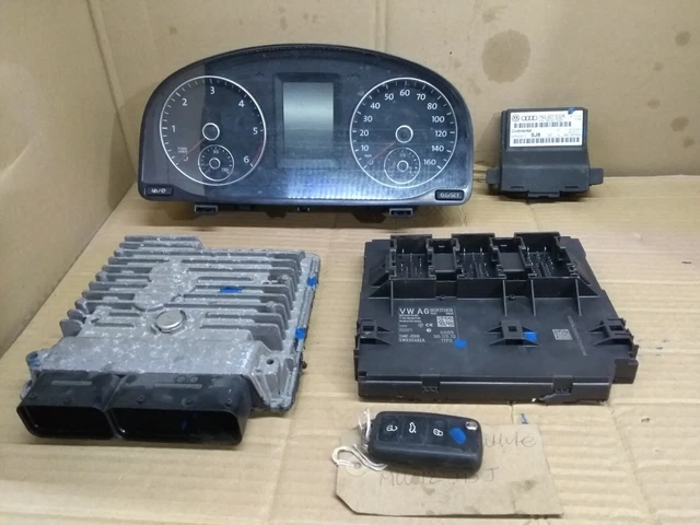 VW CADDY 1.6 TDI Engine Control Unit ECU KIT 03L 906 023 PC ...