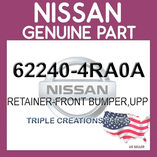 GENUINE NISSAN OEM 62240-4RA0A RETAINER-FRONT BUMPER,UPP 622404RA0A £48 ...