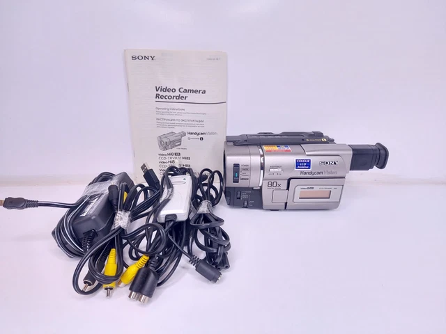 SONY HANDYCAM VIDEO 8 CCD-TRV48E 80x Zoom XR Camera Camcorder+ Usb ...