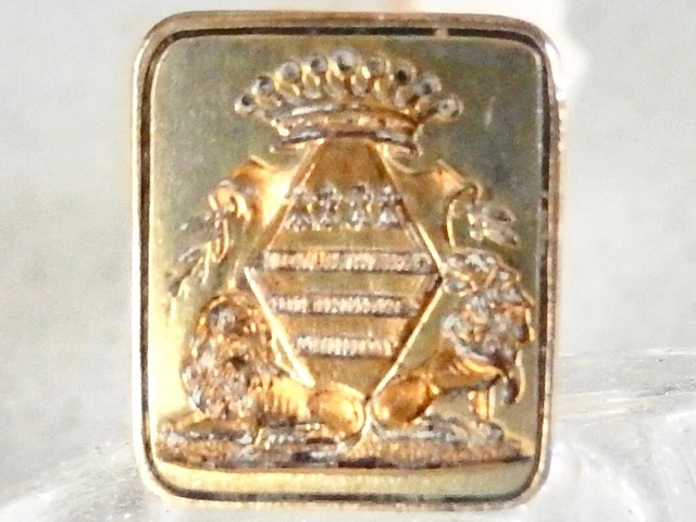 SCEAU EN VERMEIL, CACHET, ARMOIRIES, COMTE. EUR 240,00 - PicClick FR