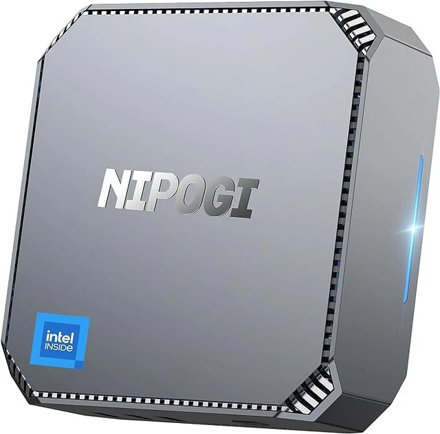 NIPOGI MINI PC Windows 11 Intel 12th N100 (fino a 3,4GHz) 16GB+512GB 5G WIFI BT EUR 214,27 ...