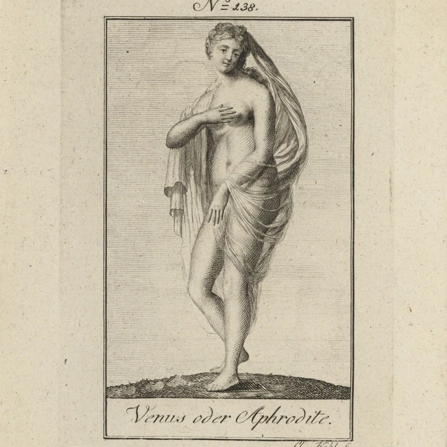 GRIECHISCHE MYTHOLOGIE VENUS Aphrodite Göttin Schönheit Orig Kupferstich 19 Jhd EUR 40,00 ...