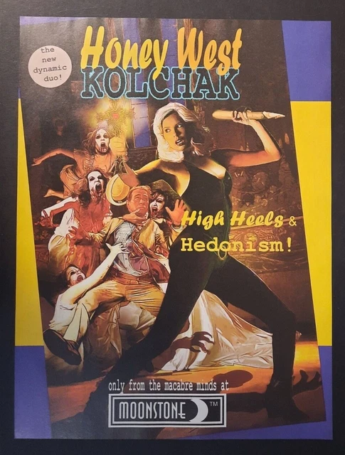 Kolchak And Honey West High Heels And Hedonism Comic Art ~ Magazine Pg Print Ad 2028 Picclick Ca