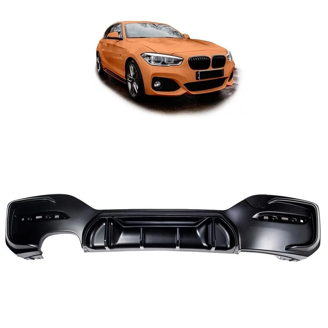 DIFFUSEUR ARRIERE PACK M Performance Noir Mat Pour Bmw Serie 1 F20 F21 Phase 2 0 EUR 149,00 ...