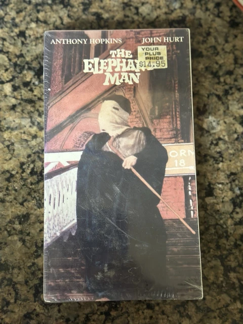 THE ELEPHANT MAN VHS 1991 Paramount Tape Watermark David Lynch Horror ...