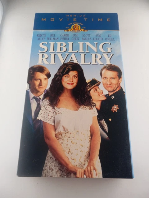 SIBLING RIVALRY (VHS) 1990 Kirstie Alley, Bill Pullman, Carrie Fisher ...