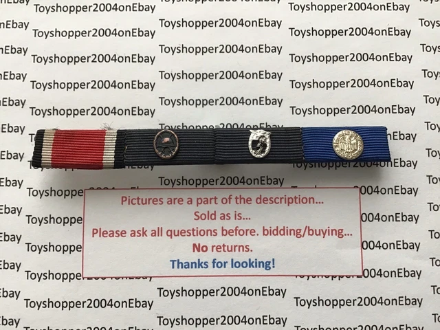 GERMAN WW2 1957 Luftwaffe Pilot Veteran Bundeswehr Ribbon Bar Honor ...