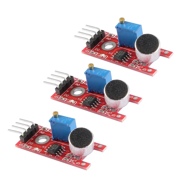 SOUND MICROPHONE SENSOR Detection Module with DO AO for Arduino UNO R3 ...