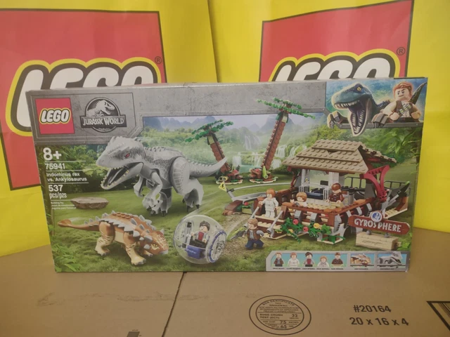 LEGO JURASSIC WORLD: Indominus Rex vs. Ankylosaurus 75941 New in Box ...