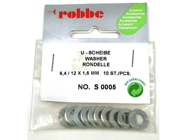 ROBBE À LAVER 6mm Acier : S-0005 EUR 6,47 - PicClick FR