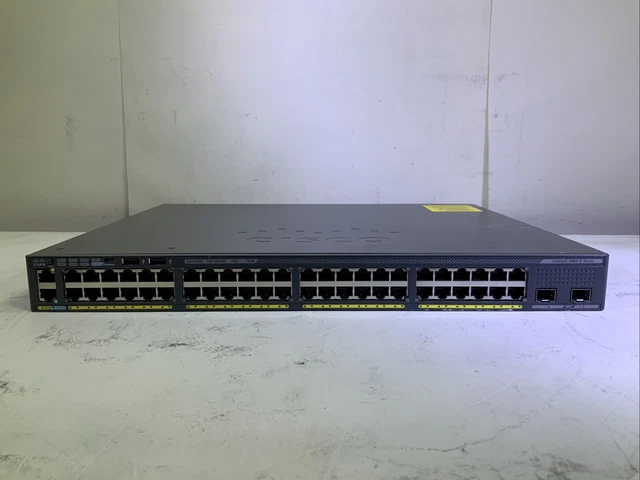 CISCO CATALYST 2960-X WS-C2960X-48FPD-L 48-Port Gigabit Ethernet Switch ...