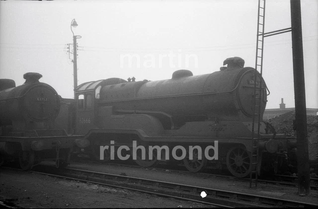 STAVELEY ROBINSON D11 4-4-0 62666 Zeebrugge 1.3.59 35mm Negative RN406 ...