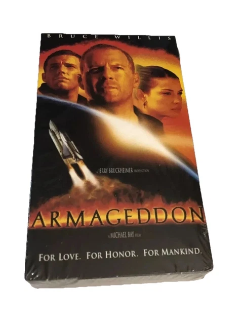 ARMAGEDDON MOVIE (VHS, 1998) Factory Sealed (Full Screen) Bruce Willis Vintage £9.51 - PicClick UK