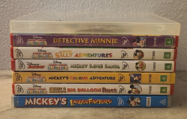DISNEY - MICKEY Mouse Clubhouse DVDs Set, One Missing DVD Cover, GC $32 ...