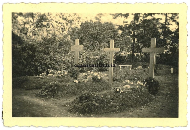 ORIG. FOTO GRAB Soldaten in Friedhof SIENICA Siennica Polen 1939 EUR 9 ...