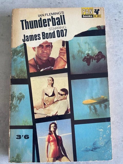 THUNDERBALL FIRST EDITION 1st/14th print PAN 1965 Ian Fleming James Bond 007 £5.00 - PicClick UK